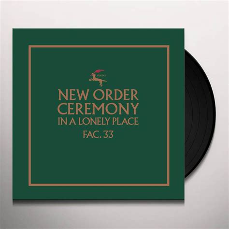 New Order Ceremony Version 1 Vinyl Record