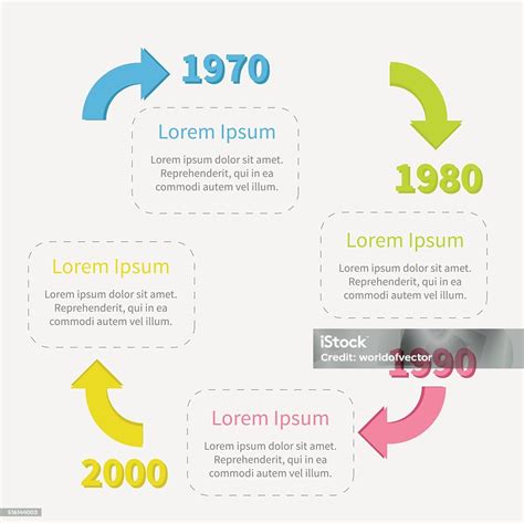 회사연혁 인포그래픽 서클 채색기법 화살표 및 텍스트 형판 평편 0명에 대한 스톡 벡터 아트 및 기타 이미지 0명 4가지