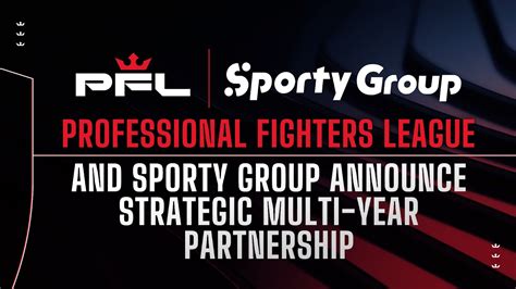 Pfl Partners With Sporty Group To Launch Groundbreaking Mma Expansion