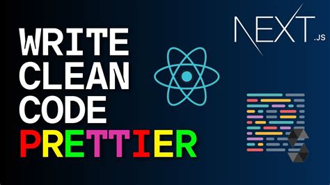 Clean Nextjs Code With Prettier Fast Configuration Youtube
