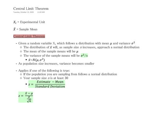 Cental Limit Theorem ܺ௜ 㻩㻌㻱㼤㼜㼑㼞㼕㼙㼑㼚㼠㼍㼘㻌㼁㼚㼕㼠 ܺത 㻩㻌㻿㼍㼙㼜㼘㼑㻌㻹㼑㼍㼚 㻯㼑㼚㼠㼞㼍㼘㻌