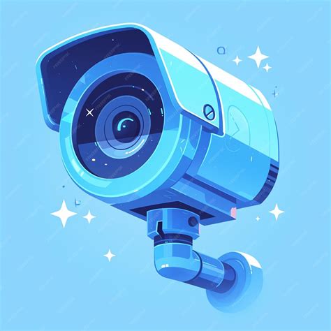 Premium Vector Smart Home Security Camera With Motion Detection