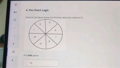 Pie Chart Logic Observe The Figure Below Studyx