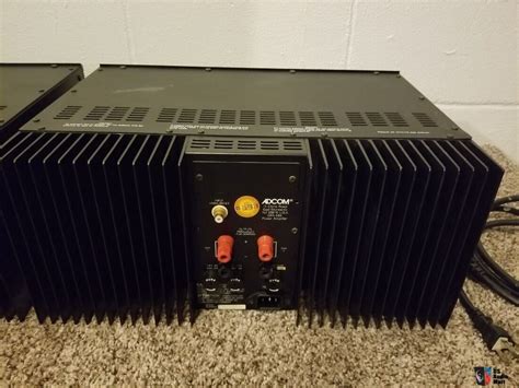 Pair Of Adcom Gfa 565 Monoblock Amplifiers Photo 2345142 Us Audio Mart