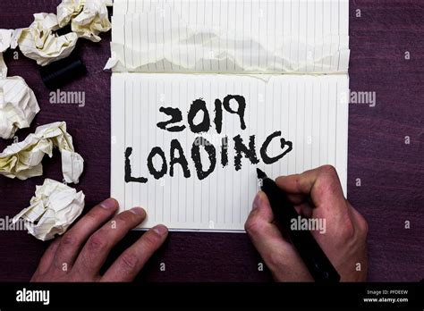 Word Writing Text 2019 Loading Business Concept For Advertising The Upcoming Year Forecasting