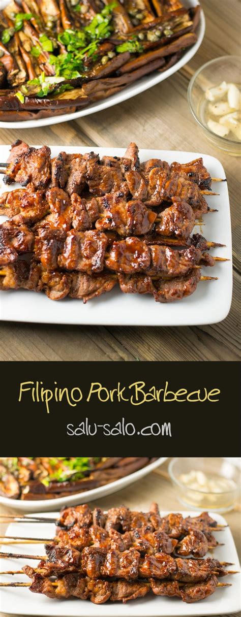 Filipino Pork Barbecue Salu Salo Recipes