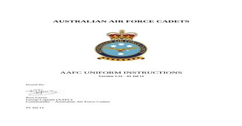 Pdf Australian Air Force Cadets Ausites