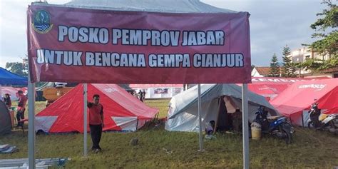 Pemprov Jabar Dirikan 15 Posko Bencana Gempa Cianjur