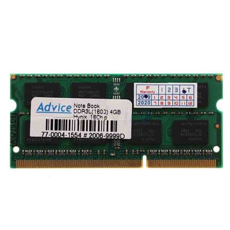 Ram Ddr3l1600 Nb 4gb Hynix 16 Chip Th