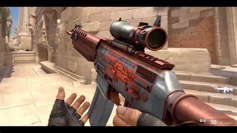 A Gun For Wallbang Sg 553 Ol Rusty Sticker Craft In Game Demo Youtube