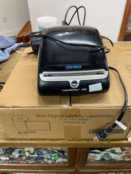 Dymo Label Printer Labels Marquette Auction Services