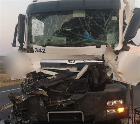 One Seriously Injured In A Two Truck Collision On The N3 Truck And