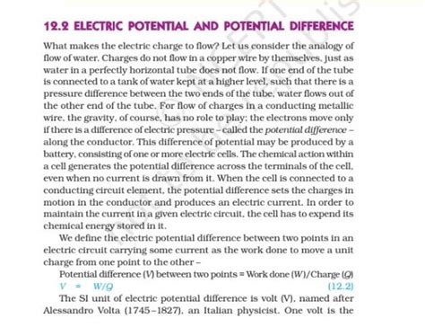 122 Electric Potential And Potential Difference Filo