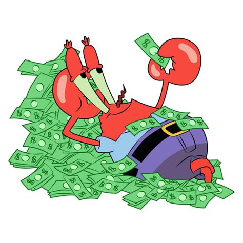 Filemr Krabs With Money Mr Krabs Png Mr Krabs Transpa