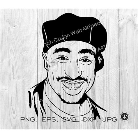 2pac Svg Rapper Svg Tupac Svg Tupac Shakur Tupac Shakur Inspire