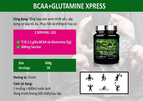 Scitec Nutrition BCAA + Glutamine (600g) | wheysinhvien