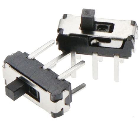 Mini DPDT Position Top Slide Switch PCB Mount
