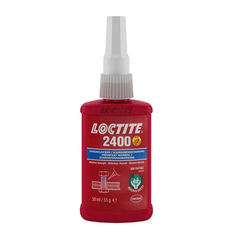 LOCTITE 2400 Anaerobe Schraubensicherung 50 Ml Flasche BT Adhesive