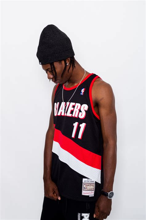Arvydas Sabonis Portland Trail Blazers Mitchell Ness Hardwood Sol