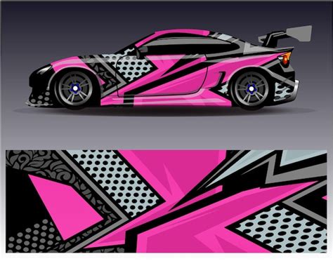Premium Vector Car Wrap Design Vector Graphic Abstract Stripe Racing