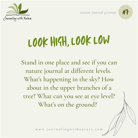 Nature Journal Prompts — Journaling With Nature