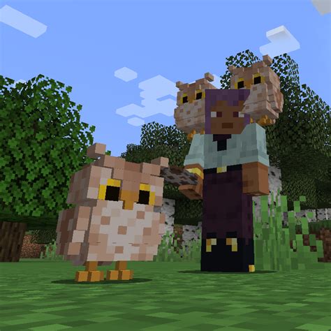 Animal Garden Owl Fabric Forge Neoforge Minecraft Mod