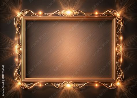 Decorative Rectangle Frame With Double Line Vertical Border For Poster Use In 10x16 Aspect Ratio