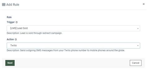 Event Tracking Type Twilio
