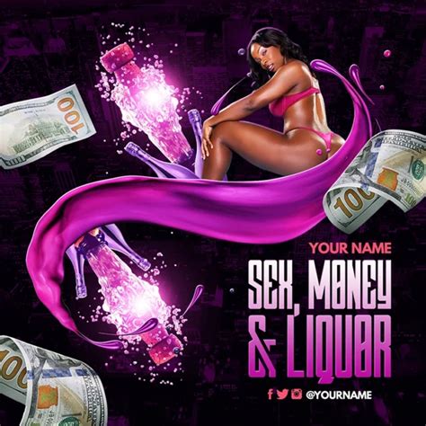 Mixtape Template Sex Money And Liquor 2 Mixtapepsd