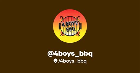 4boysbbq Instagram Facebook Linktree