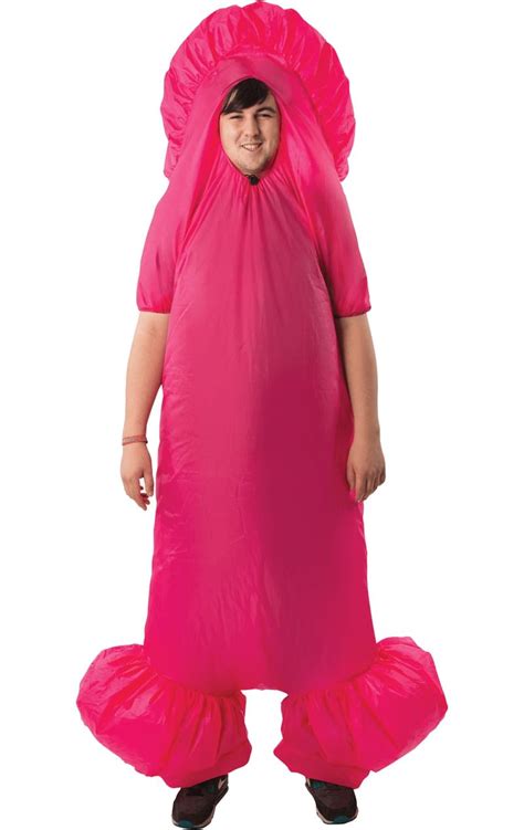 Inflatable Penis Adult Costume Bodysuit Free Shipping