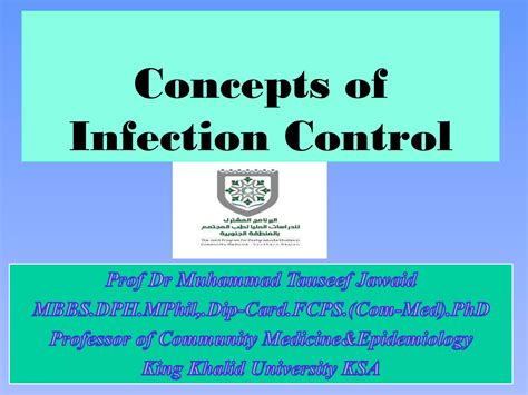 Infection Control Program Concept Ppt