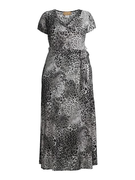 Ella Samani Womens Plus Size Short Sleeve Maxi Wrap Dress Ad Women