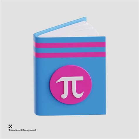 Premium PSD D Illustration Of Mathematical Book