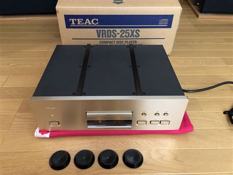 【目立った傷や汚れなし】teac ティアック Cdプレーヤー Vrds 25xs 美品 ワンオーナー 元箱、取説、リモコン、電源コード