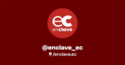 Enclaveec Twitter Instagram Facebook Tiktok Linktree