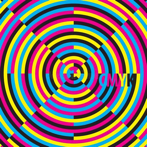 Icona Del Triangolo Di Penrose Nei Colori Di CMYK Illusione Ottica Dell Oggetto Geometrico D