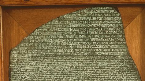 Egipto Reclama Al Museo Británico Que Devuelva La Piedra Rosetta