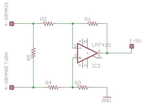 4 20mA Current Loop Tester Circuit Using Op As Voltage 49 OFF