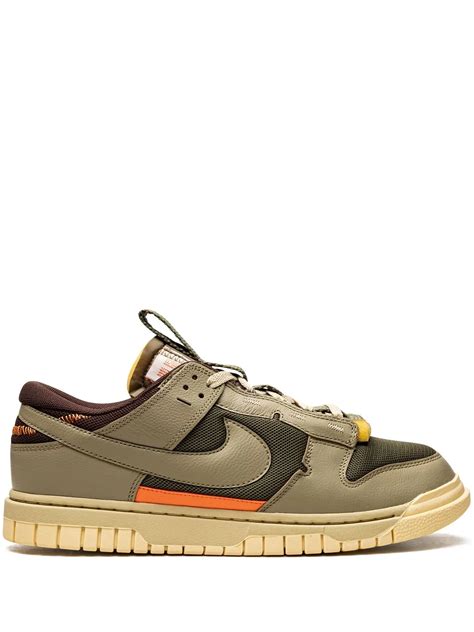 Nike Air Dunk Jumbo Olive Sneakers In Green Modesens