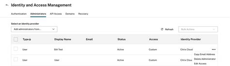 Administration Citrix Secure Internet Access