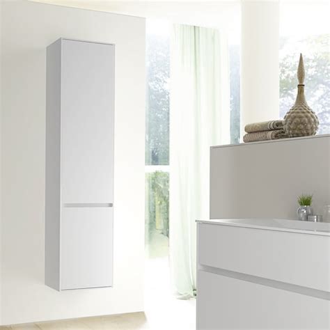 Burgbad RC40 Solitaire Hochschrank 2 Türen weiß matt HSNM040LF4500