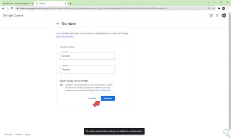 Cambiar Nombre En Google Meet Solvetic