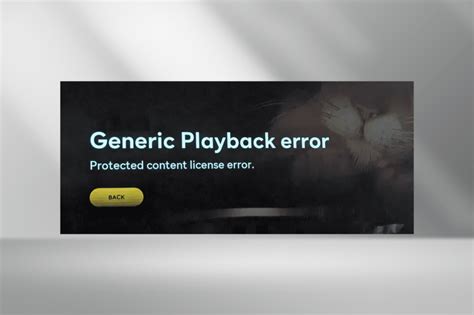 generic playback error on peacock 5 ways to fix it