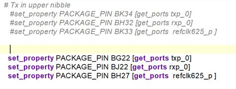 Failed Routes When Connecting Sgmii Ip Tx And Rx Ports To Eth Phy Pins