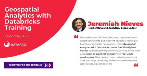 Datapao On Linkedin 🌐 Geospatial Analytics With Databricks The