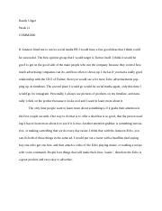 Week11 Docx Randy Unger Week 11 COMM2000 If Amazon Hired Me To Run