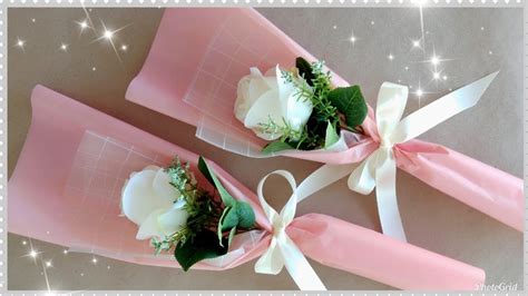 Single Rose Bouquet 1 วิธีทำช่อกุหลาบดอกเดียวแบบที่ 1 Youtube