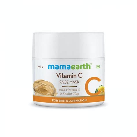 Mamaearth Vitamin C Face Mask With Kaolin Clay For Skin Illumination