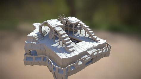 Ancient Oculus Medium Environment 3d Model By Smallpolyart